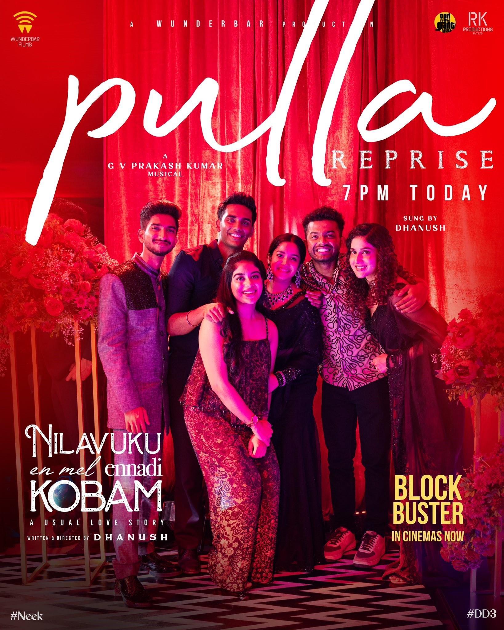 NEEK: Dhanush sung Pulla song gets a reprise version! Tamil Movie, Music Reviews and News